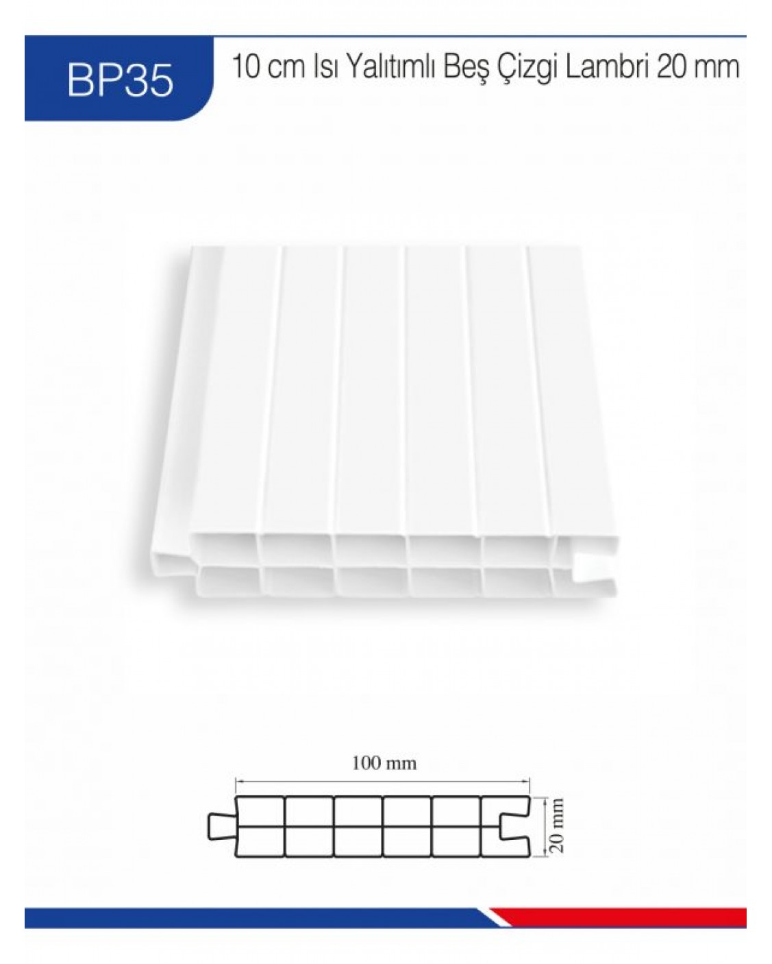10cm Isı Yalıtımlı Beş Çizgi Kapı Lambiri 20mm BP-35- Kapı Lambiri10 cm ...